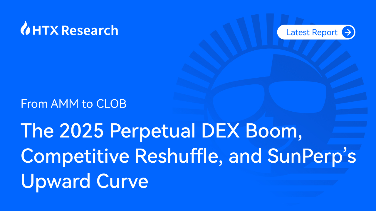 From AMM to CLOB — The 2025 Perpetual DEX Boom, Competitive Reshuffle, and SunPerp’s Upward Curve